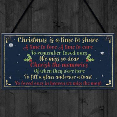 Red Ocean Christmas Xmas Memorial Tree Hanging Decoration Bauble Family ...
