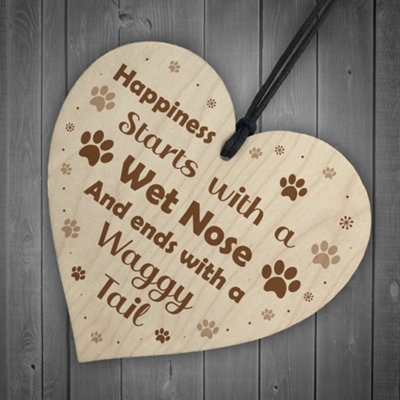 Red Ocean Dog Puppy Signs And Plaques Gift For Dog Lovers Novelty Funny ...