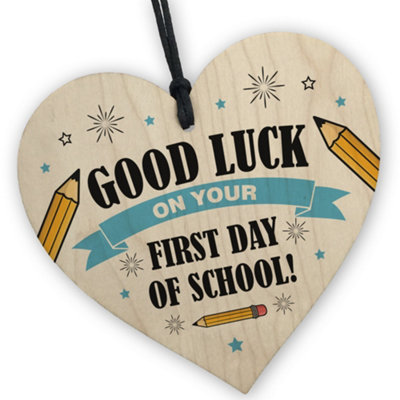 Red Ocean First Day of School, Good Luck Gifts For Son Daughter, Back ...