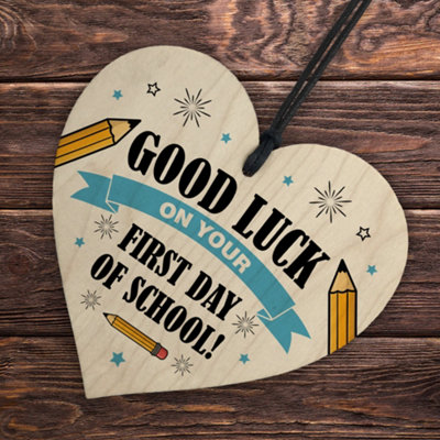 Red Ocean First Day of School, Good Luck Gifts For Son Daughter, Back ...