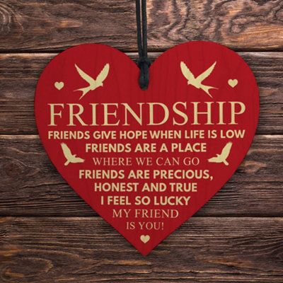 Red Ocean Friend Gifts For Women Men Best Friendship Gift Friend Gift ...