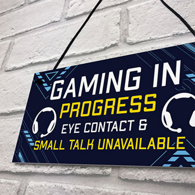 Red Ocean Funny Gamer Gift Gaming Bedroom Accessories Birthday ...