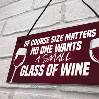 Red Ocean Funny Home Bar Signs Novelty Wine Gifts Man Cave Hanging Pub ...