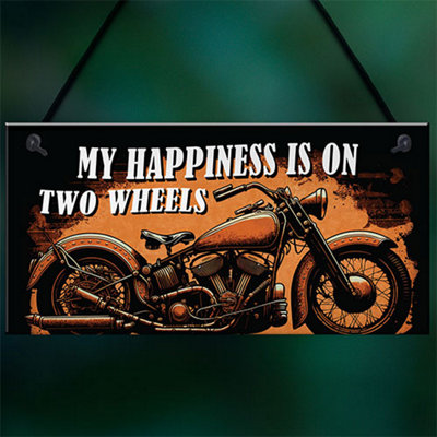 Red Ocean Funny Motorcycle Sign for Bikers, Riders, and Motorcycle ...