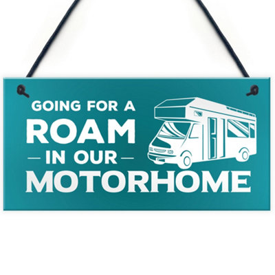 Red Ocean Funny Motorhome Hanging Sign For Your Home Caravan Campervan ...