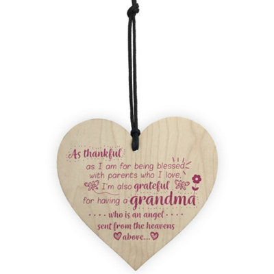 Red Ocean Grandma Grandparent Gran Nan Nanny Mum Plaque Sign Gift ...