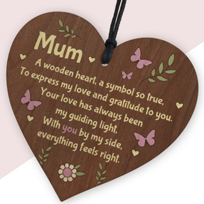 Red Ocean Heartfelt Mothers Day Gifts for Mum Presents for Mum Special Birthday Keepsake Gift from