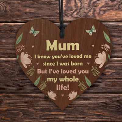 Red Ocean Loved You My Whole Life Mum Mummy Gifts For Mothers Day ...