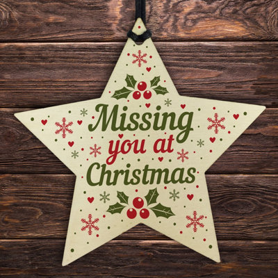 Red Ocean Memorial Christmas Tree Decoration Bauble Handmade Hanging ...