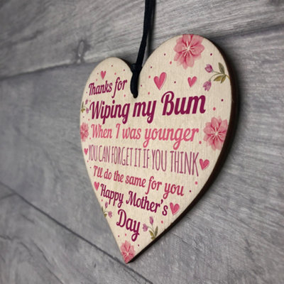 Red Ocean Novelty Mothers Day Gift From Daughter Son Funny Rude Cheeky ...
