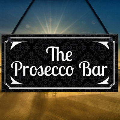 Red Ocean The Prosecco Bar Drink Vintage Foam Plaque Sign Home Bar Gift ...