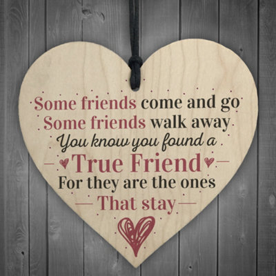 Red Ocean True Friend Sentimental Friendship Gift For Girls Women ...