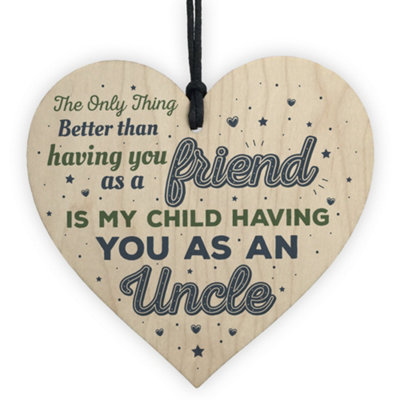 Buy Red Ocean Uncle Gifts Friendship Brother Handmade Wooden Hanging ...