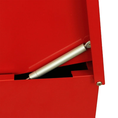 Red Parcel Post Box Lockable Wall Mounted Secure Large Outdoor Letter ...