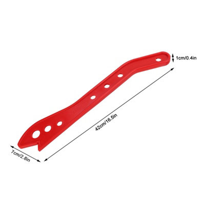 Red Safety Push Stick for Woodworking Table and Router Blade Protection