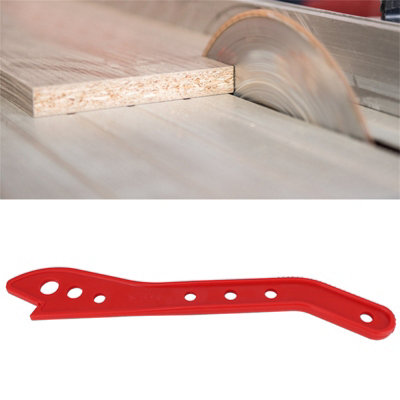 Red Safety Push Stick for Woodworking Table and Router Blade Protection
