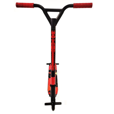 RED STUNT SCOOTER KIDS ADULTS FIXED BAR PRO PUSH KICK 360 DEGREE WHEEL ...