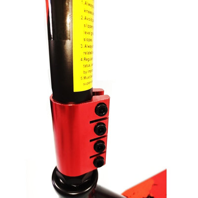 RED STUNT SCOOTER KIDS ADULTS FIXED BAR PRO PUSH KICK 360 DEGREE WHEEL ...