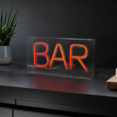 RED5 Boxed Neon Effect Bar Light | DIY at B&Q