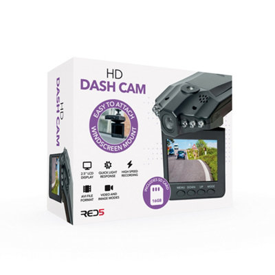 RED5 HD Dash Cam with in Car Mount