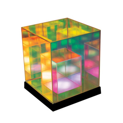 RED5 Holographic Square Lamp with Black Base