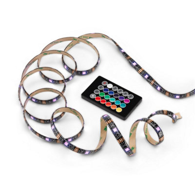 RED5 LED Multi Strip Lights 2 Metres with Remote Control