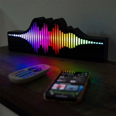 RED5 Sound Reactive Colour Changing Soundwave Night Light | DIY at B&Q