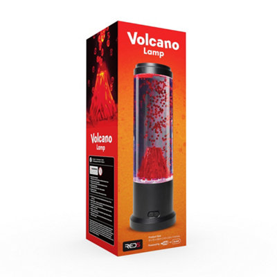 RED5 Volcano Table Top Lamp with Black Base