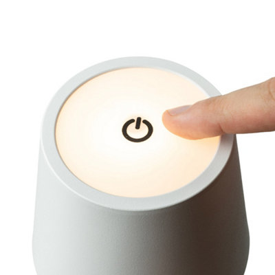 RED5 White LED Cordless Touch Lamp