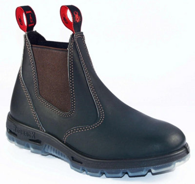 REDBACK UBOK Brown Leather Soft Toe Dealer Boot