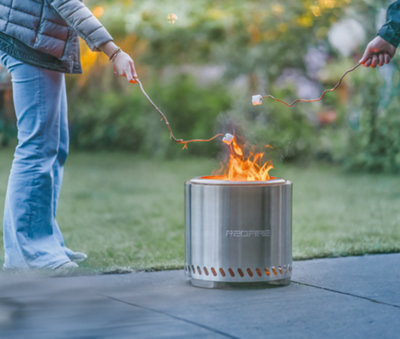 RedFire Volcano Pellet Fire Pit Large Size - Stainless Steel - 38cm ...