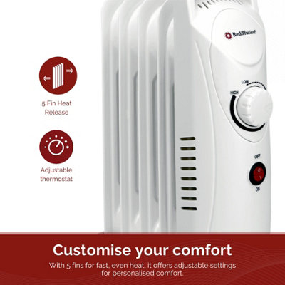 Rediffusion 650W Oil Filled Radiator | DIY at B&Q