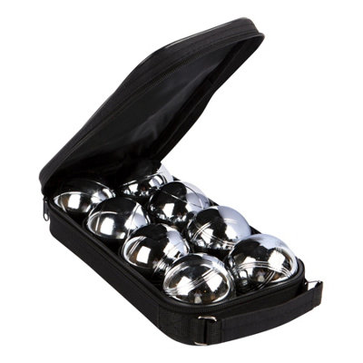 Redwood - Steel Boules Set - Silver - 8pc | DIY at B&Q