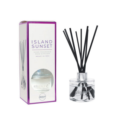 Reed Diffuser 100ml Airpure Island Sunset Long Lasting Scent Home Fragrance