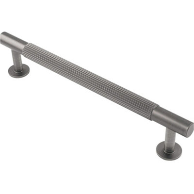 Reeded Lined Bar Door Pull Handle - 190mm x 13mm - 160mm Centres ...