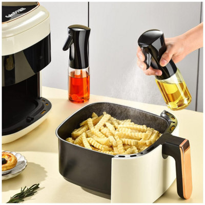 Refillable Pump Spray Bottle for Air Fryer Cooking Baking BBQ Olive Oil ...