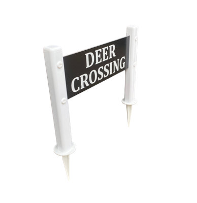 Reflective freestanding Driveway House Sign