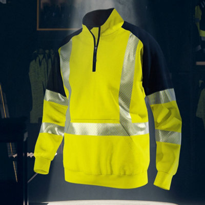 Reflective Jacket For Outdoor Construction Sites Cold-Proof Traffic ...