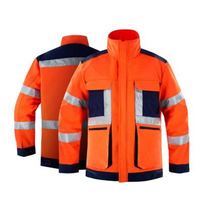 Reflective safety highway administration gas station shipping suit work ...