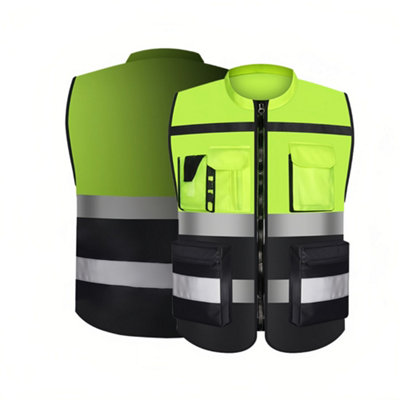 Reflective work clothes multi-pocket reflective clothing construction ...