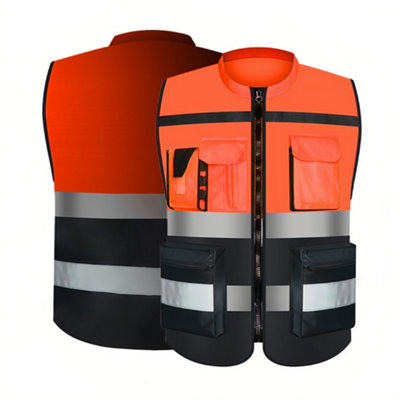 Reflective work clothes multi-pocket reflective clothing construction ...
