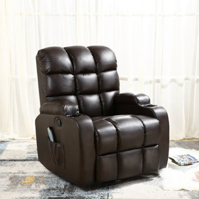 Regal 10 In 1 Recliner Chair Rocking Massage Swivel Heated Gaming ...