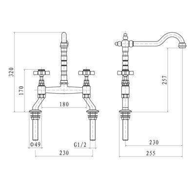 Reginox Keswick Kitchen Tap Chrome