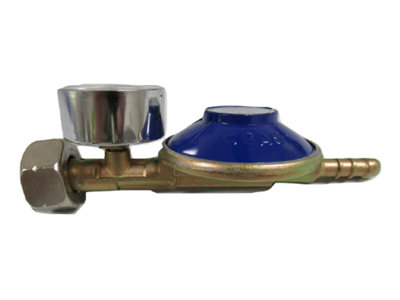 Regular Gas Regulator with Gauge 30mbar (Screw On G8 Nut Calor N Indoor ...