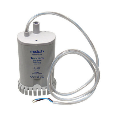Reich 19L Twin Submersible Pump with Non-Return Valve