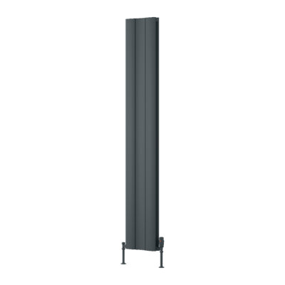 Reina Gio Aluminium Vertical Double Panel Radiator - 1800 x 280mm ...