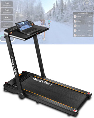 REKA Fitness Home Motorised Treadmill, Incline, FitShow APP, Walk / Run ...