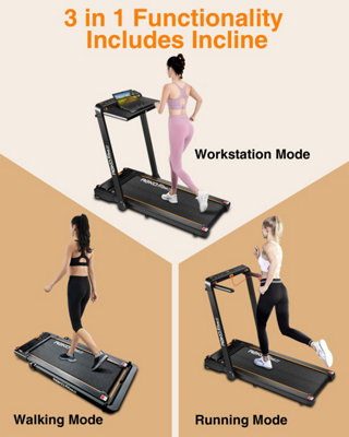 REKA FITNESS HOME MOTORISED TREADMILL, INCLINE, FITSHOW APP, WALK / RUN ...