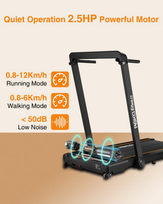 REKA Fitness Home Motorised Treadmill, Incline, FitShow APP, Walk / Run ...