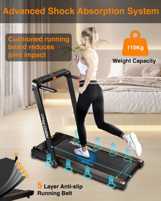 REKA Fitness Home Motorised Treadmill, Incline, FitShow APP, Walk / Run ...